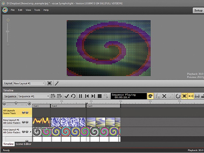 Traxon & e:cue Sympholight – arc