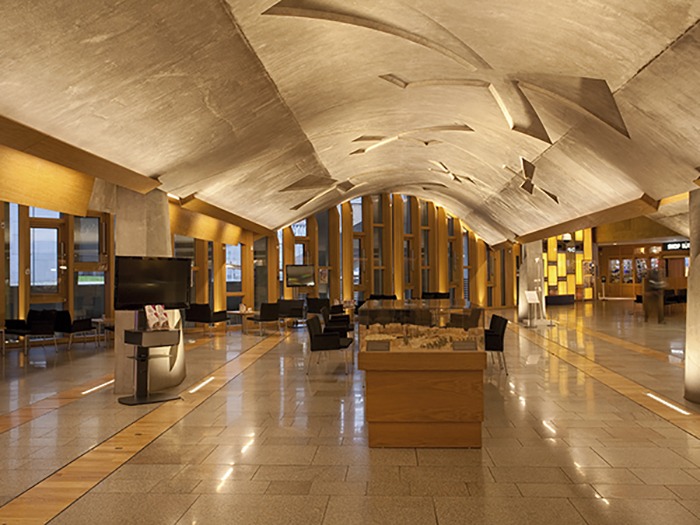 Scottish Parliament Main Hall, Edinburgh, UK – arc