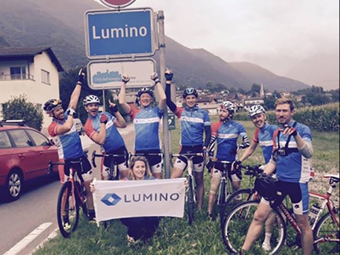 Lumino arrive in Lumino – arc