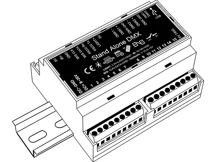Chromateq DIN 1024 DMX Interface – arc