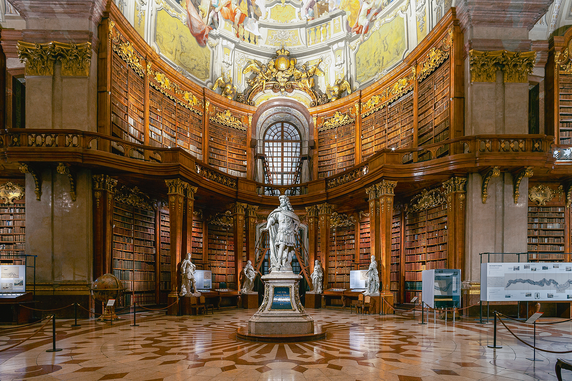 Austrian National Library, Vienna, Austria – arc